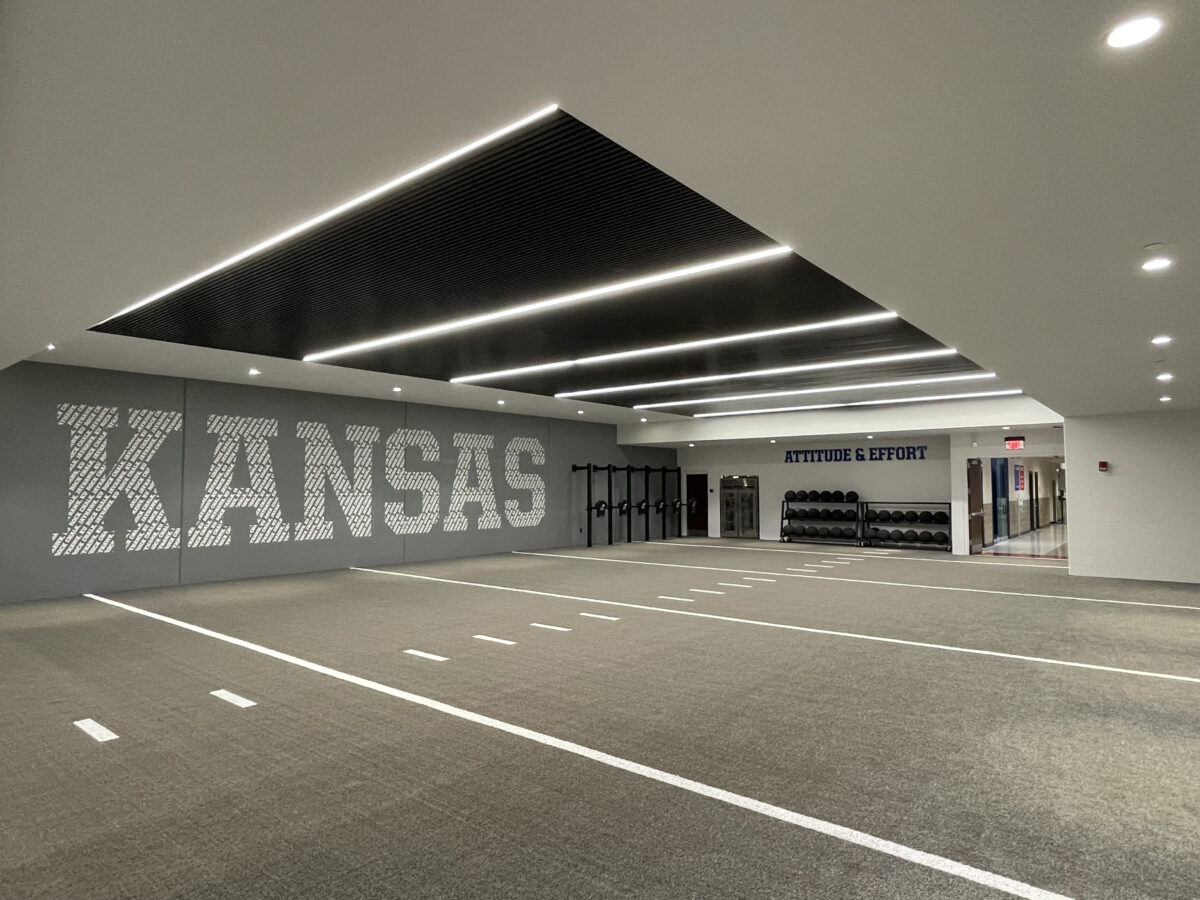 KU football opens new locker room, weight room - KU Sports